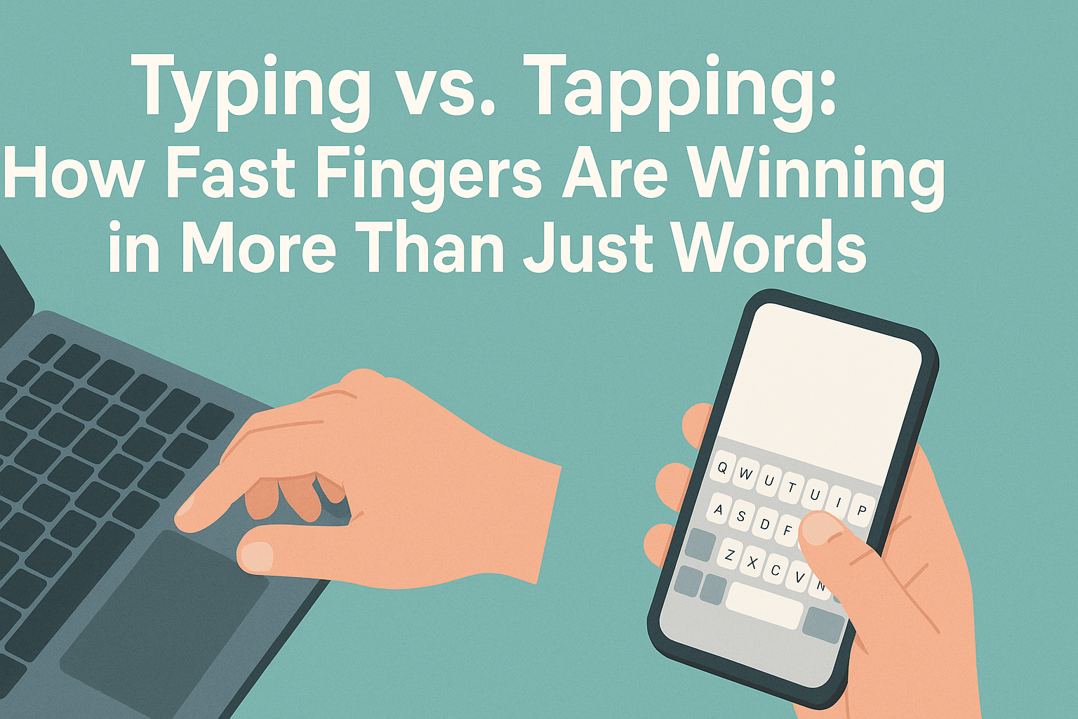 Typing vs.Tapping: How Fast Fingers Are Winning in More Than Just Words
