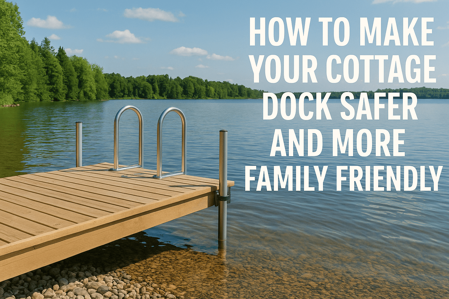 How To Make Your Cottage Dock Safer And More Family Friendly - I Love Typing
