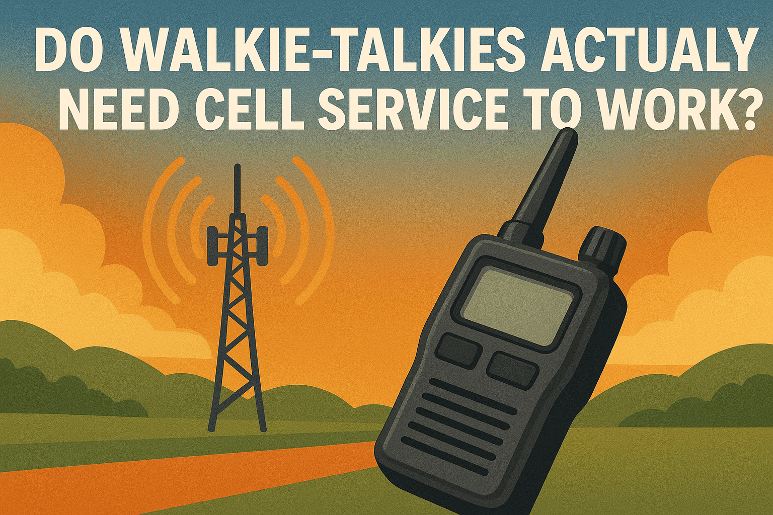 Do Walkie-Talkies Actually Need Cell Service to Work? - I Love Typing