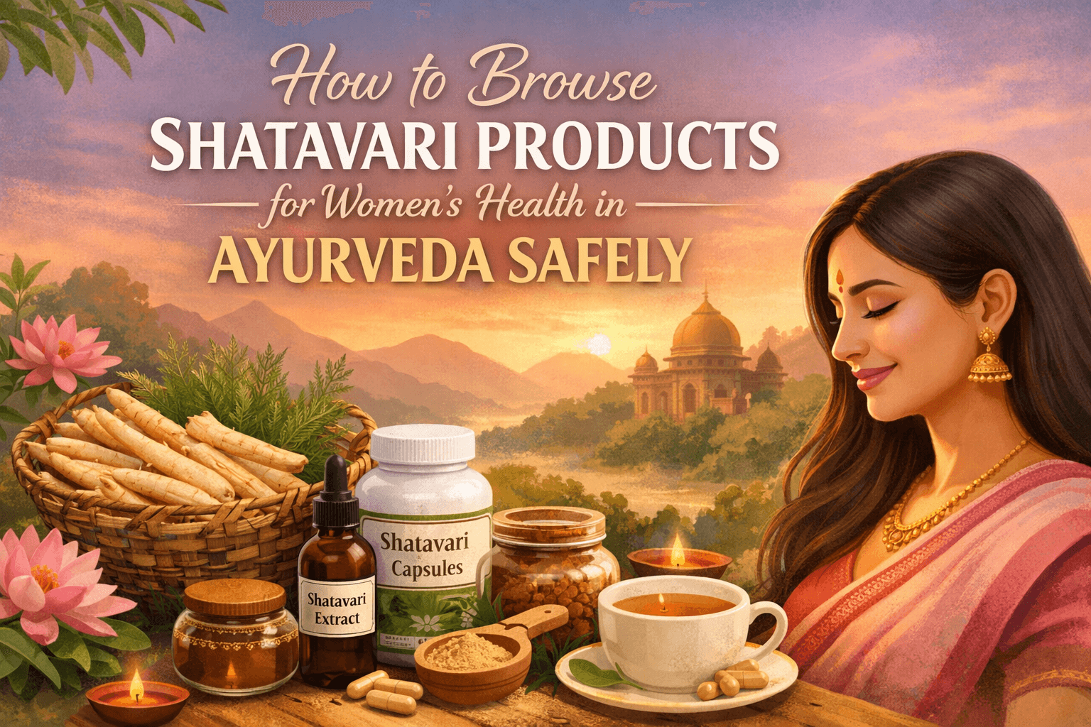How to browse shatavari products for women's health in Ayurveda safely ...